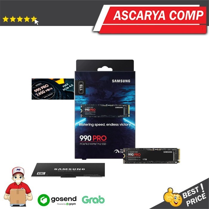 Jual Samsung SSD 990 PRO 1TB M.2 PCIe Gen 4 NVMe 2.0 M2 internal SSD ...