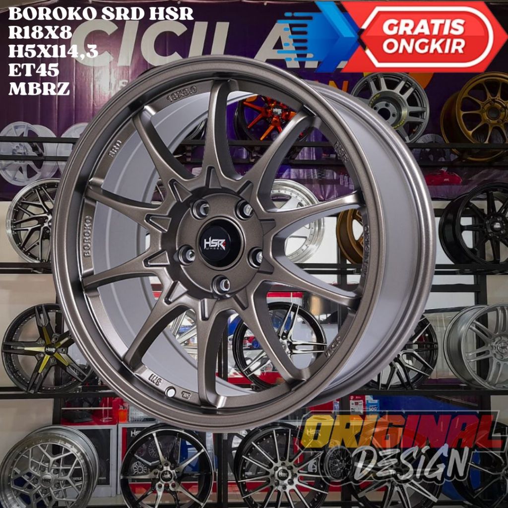 Jual Velg Mobil Ring 18 CE28 HSR SRD R18 XFORCE , INNOVA , XPANDER , ACCORD | Shopee Indonesia
