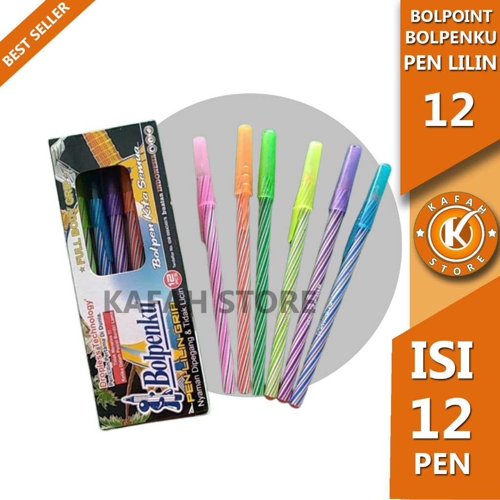 Jual PULPEN BOLPENKU DROPLESS TECHNOLOGY PEN LILIN TINTA HITAM KAFAH ...