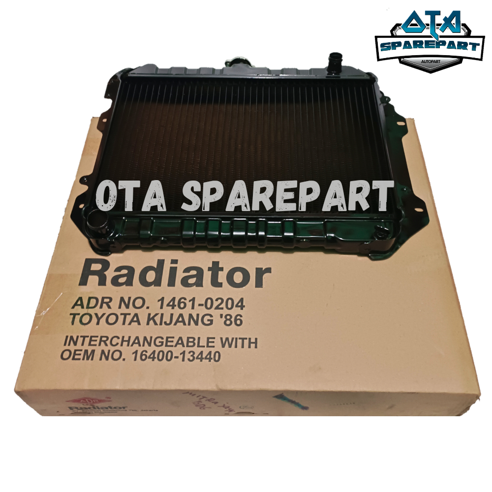 Jual Radiator Toyota Kijang Super 5K KF40 KF50 1986-1997 ADR Full Besi ...