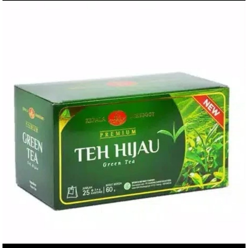 Jual Teh Hijau Premium Kepala Djenggot 25 kantong | Shopee Indonesia