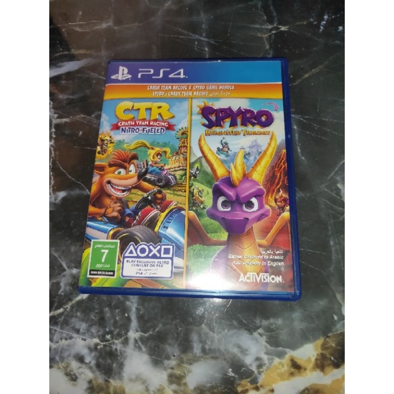 Jual kaset PS4 bundle isi 2(ctr+spyro) | Shopee Indonesia