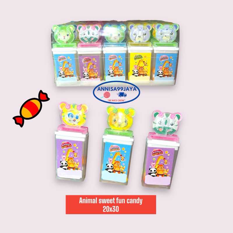Jual ANIMAL SWEET CANDY 30PCS | Shopee Indonesia