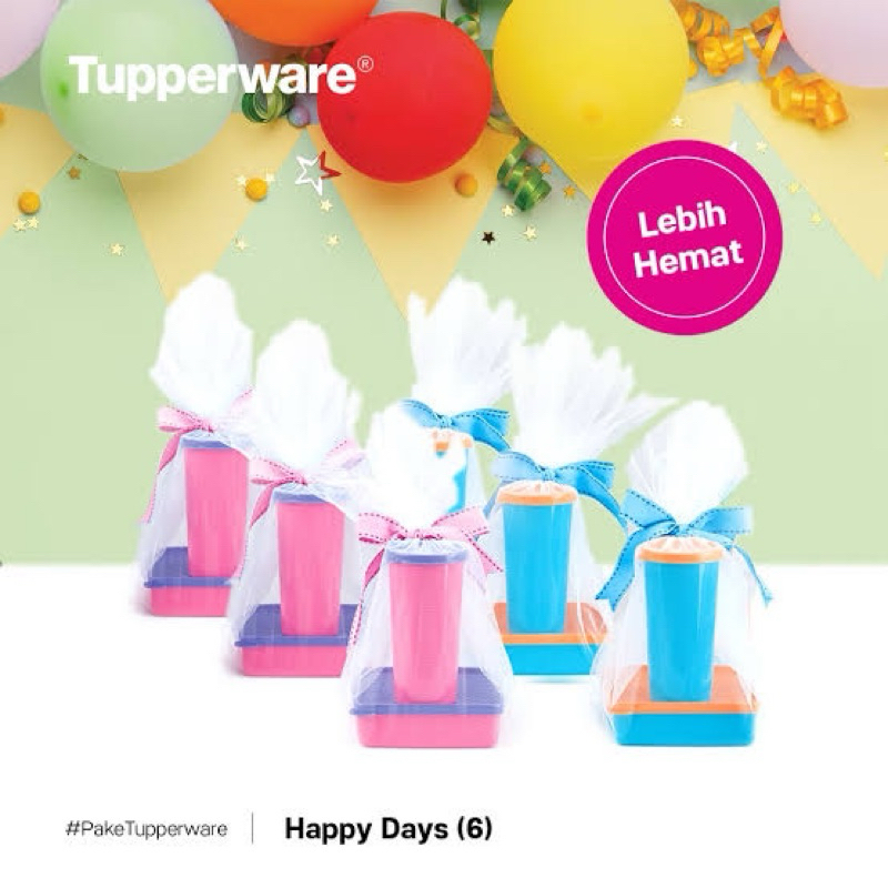 Jual Happy Days Tupperware (hanya botol) / Botol Minum | Shopee Indonesia