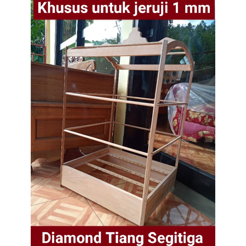 Jual sangkar Diamond Ambrukan Tiang Segitiga Khusus Jeruji 1mm | Shopee ...