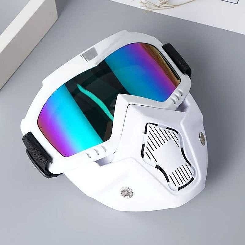 Jual Masker helm tactical topeng motor raider rider touring google ...
