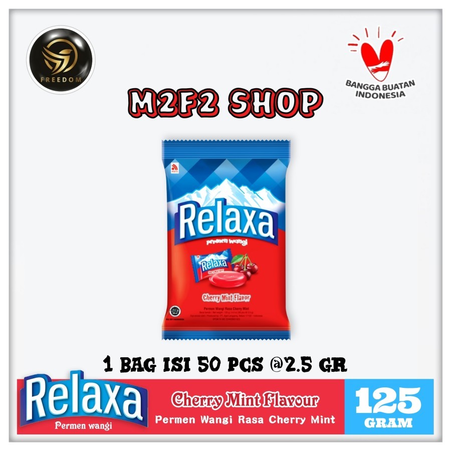 Jual Relaxa Cherry Mint Flavor Candy | Permen Mint Rasa Ceri Wangi ...