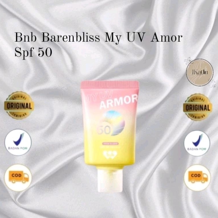 Jual Bnb Barenbliss My UV Amor Spf 50 PA ++++ || Face Sunscreen Gel ...