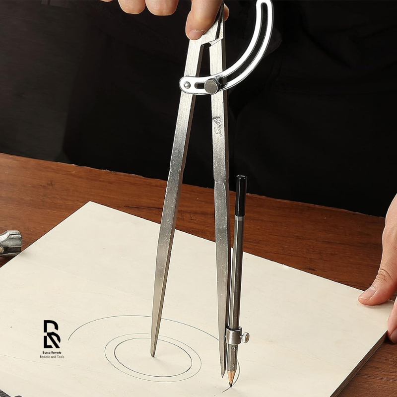 Jual Jangka Kompas Penanda Pola Adjustable Lock sistem lingkaran ...