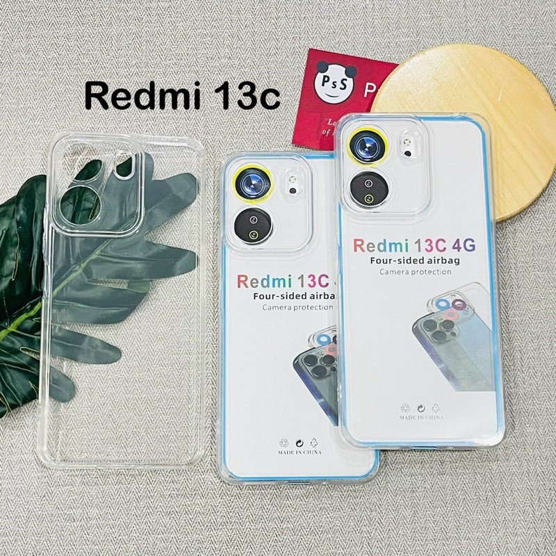 Jual Case AIRBAG Redmi 13c Softcase Camera Protection Casing TPU Bening ...