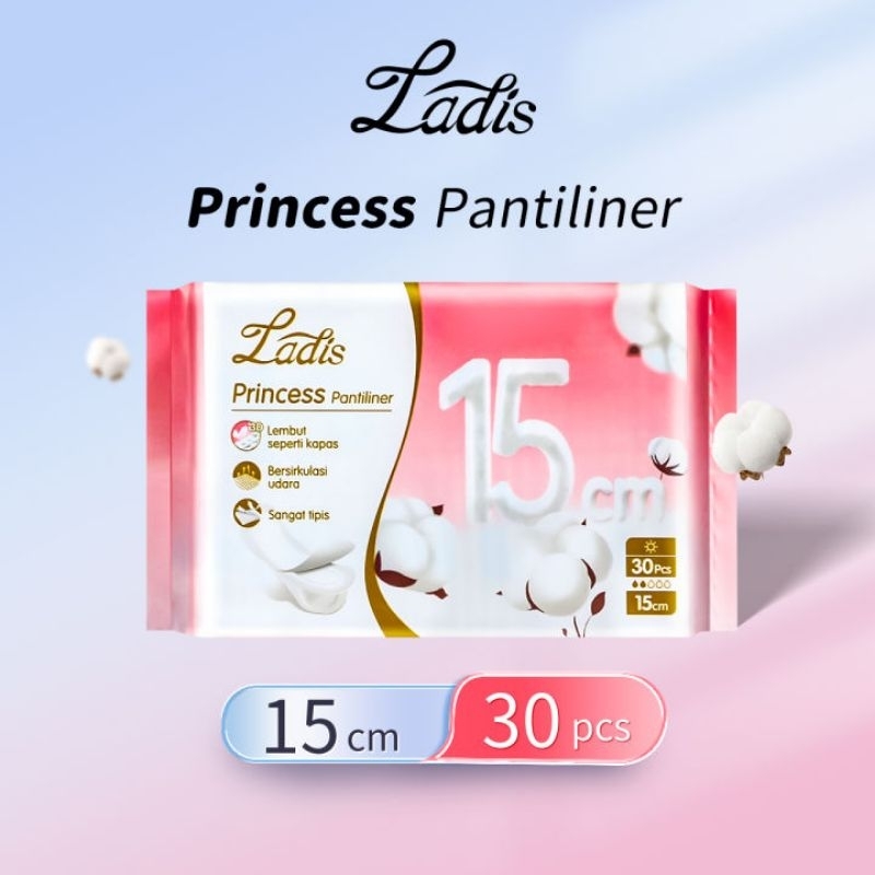 Jual ladis princess pantiliner 15cm (2pack) | Shopee Indonesia