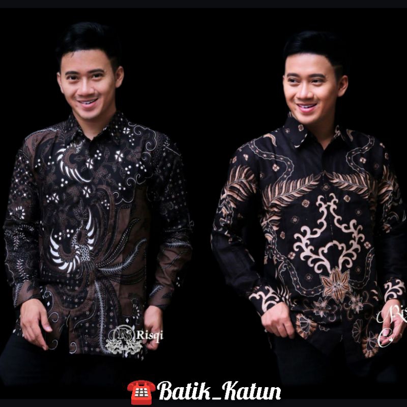 Jual Kemeja batik modern pria lengan panjang batik pekalongan terbaru ...