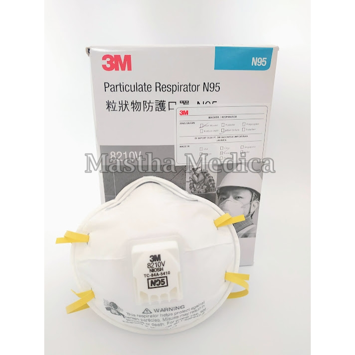Jual Masker N95 8210 Dust Mask 3M Particulate Respirator Box | Shopee Indonesia