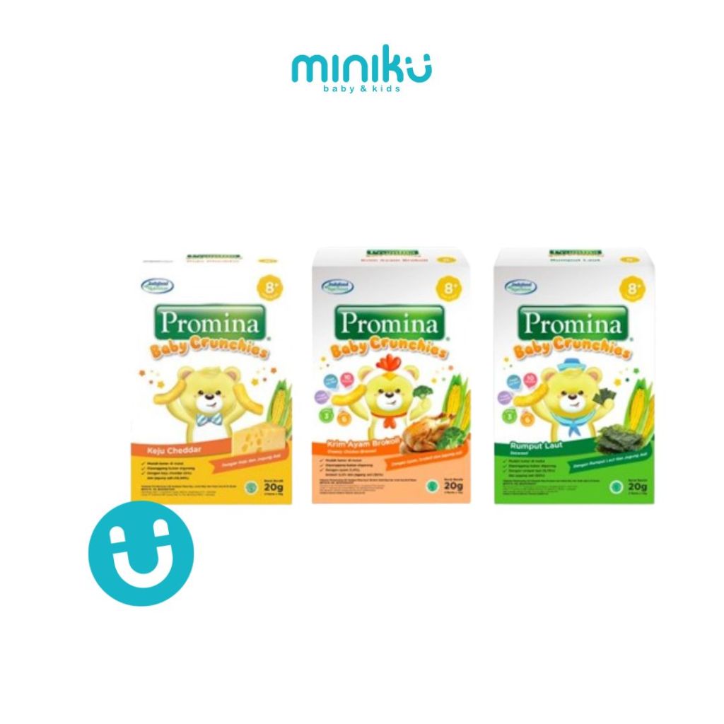 Jual PROMINA Baby Crunchies Krim Ayam Brokoli 20gr / Keju Cheddar 20gr ...