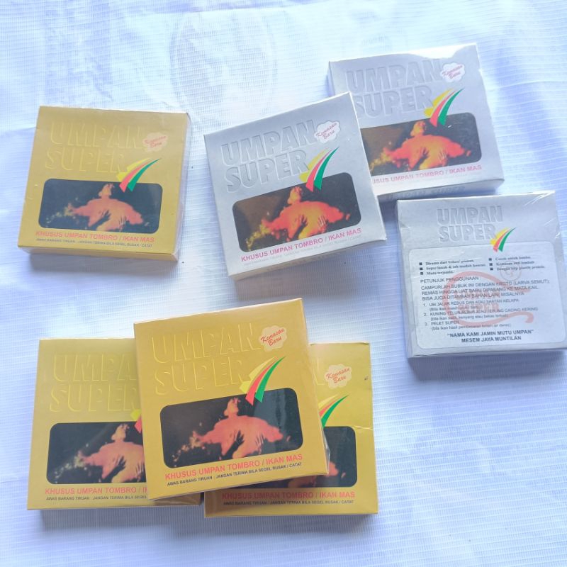 Jual Umpan super Tombro kuning dan tombro putih - Tombro kotak - Umpan ...