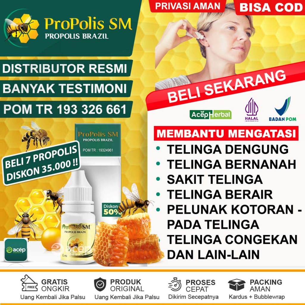Jual Obat Tetes Telinga Congek Menahun Dewasa dan Anak Telinga Bernanah ...
