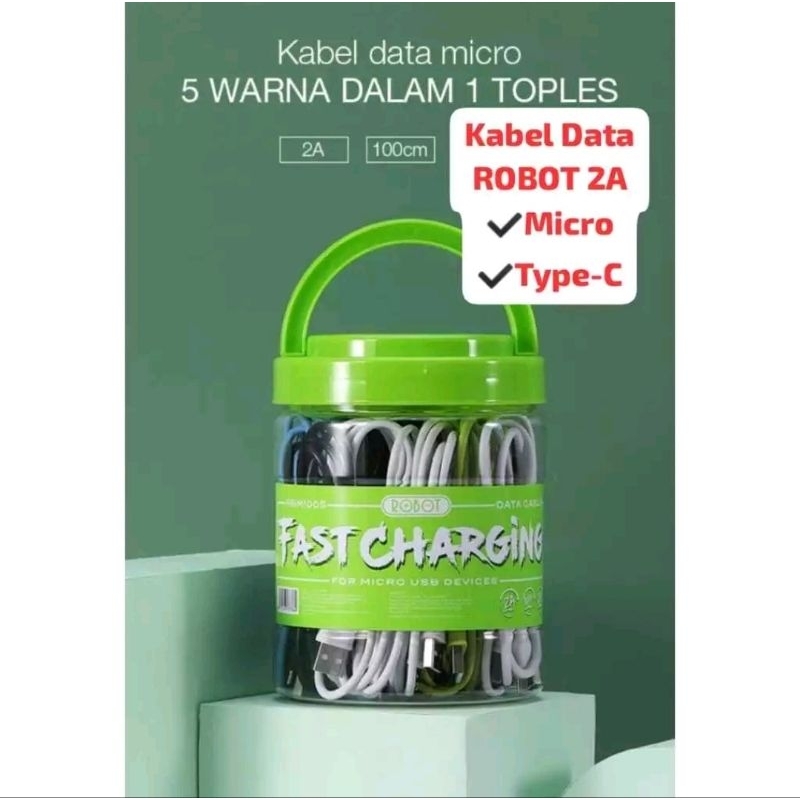 Jual RBM100S Kabel Data Charger Kabel cas Micro USB Robot Original ...