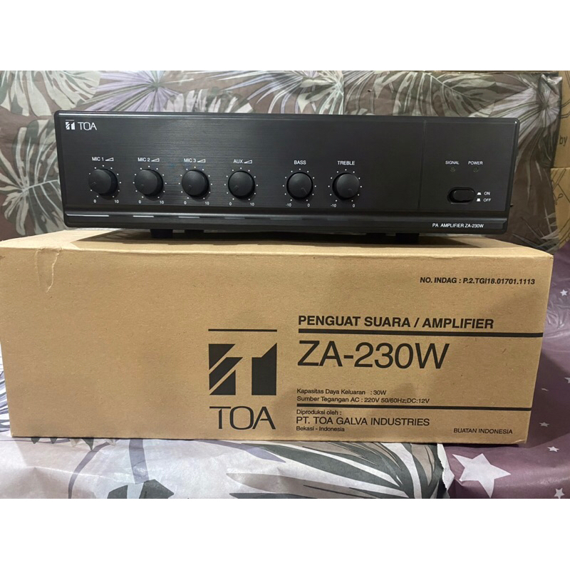 Jual Amplifier TOA Pengeras suara TOA ZA-230 ZA230 Mixer Amplifier mixer power ZA 230 power TOA ...
