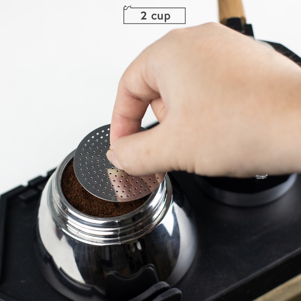 Jual Filter Coffee Reducer Mokapot - Filter Screen Moka Pot Tamper Kopi ...