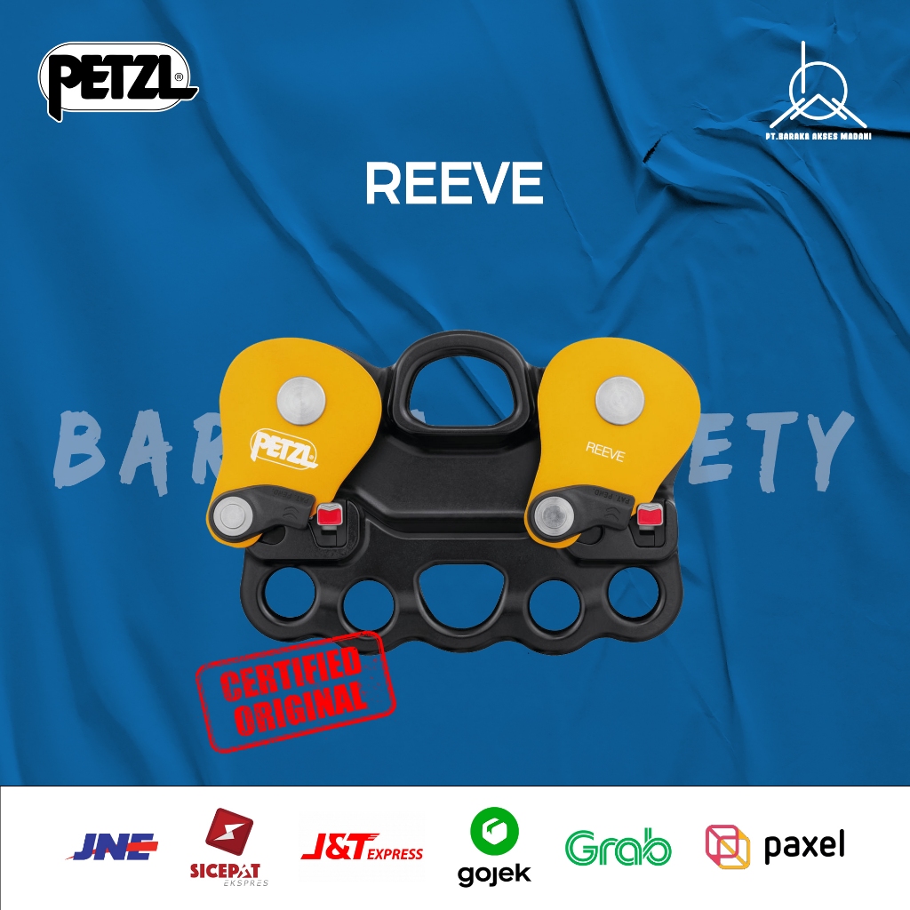 Jual PETZL REEVE Carriage Pulley for Rescue on Tensioned Highline for ...