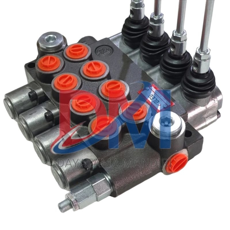 Jual P40 4P HAND CONTROL VALVE 4 TUAS / HAND VALVE HIDROLIK 40 LPM OLEO ...