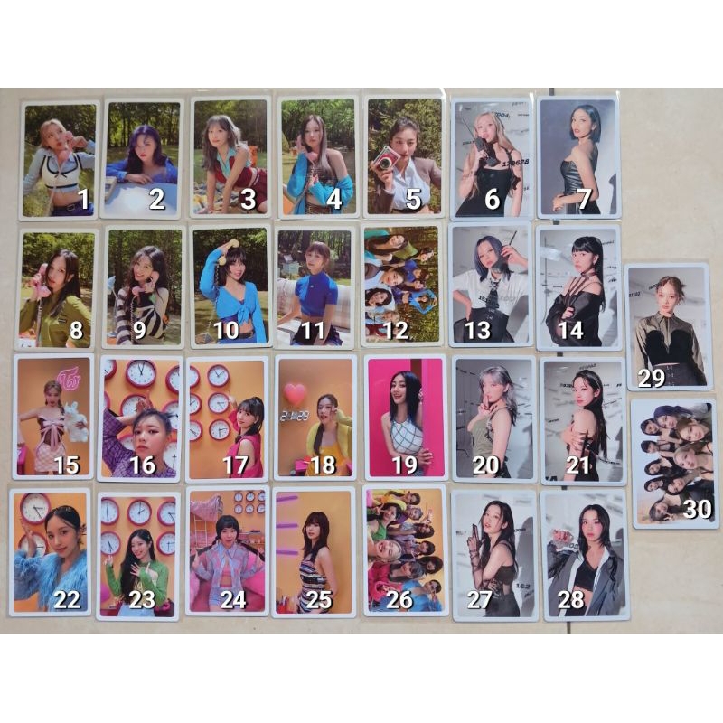 Jual [READY] PHOTOCARD TWICE OFFICIAL PC JIHYO SANA NAYEON MOMO MINA TZUYU DAHYUN JEONGYEON ...