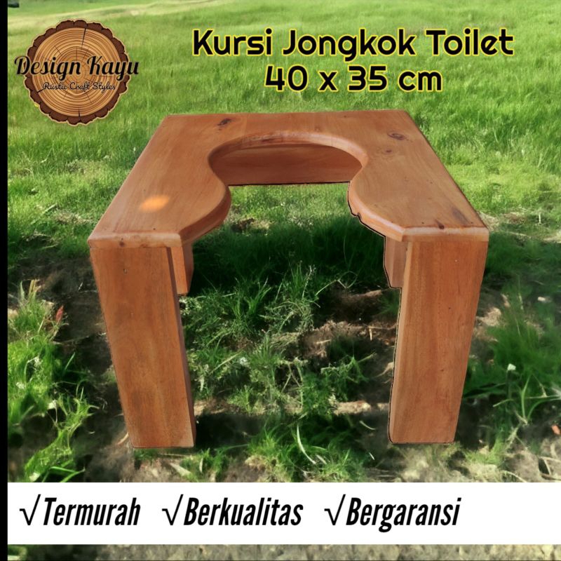 Jual Kursi toilet | WC duduk portable kayu | kursi jongkok BAB lansia ...