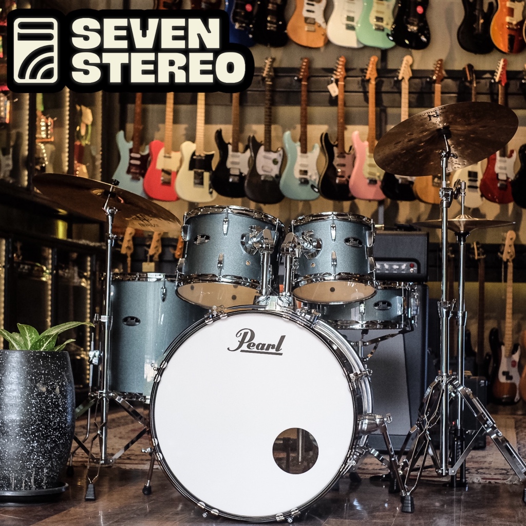 Jual Pearl Roadshow RS525SB Aqua Blue Glitter - 5 Pc Drum Set | Shopee ...