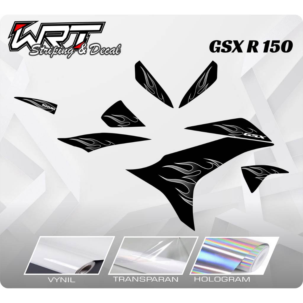 Jual Striping GSX-Stiker Decal GSX R 150 Api | Shopee Indonesia
