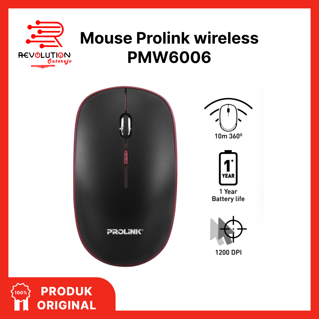 Jual Mouse Wireless Prolink PMW 6006 | Shopee Indonesia
