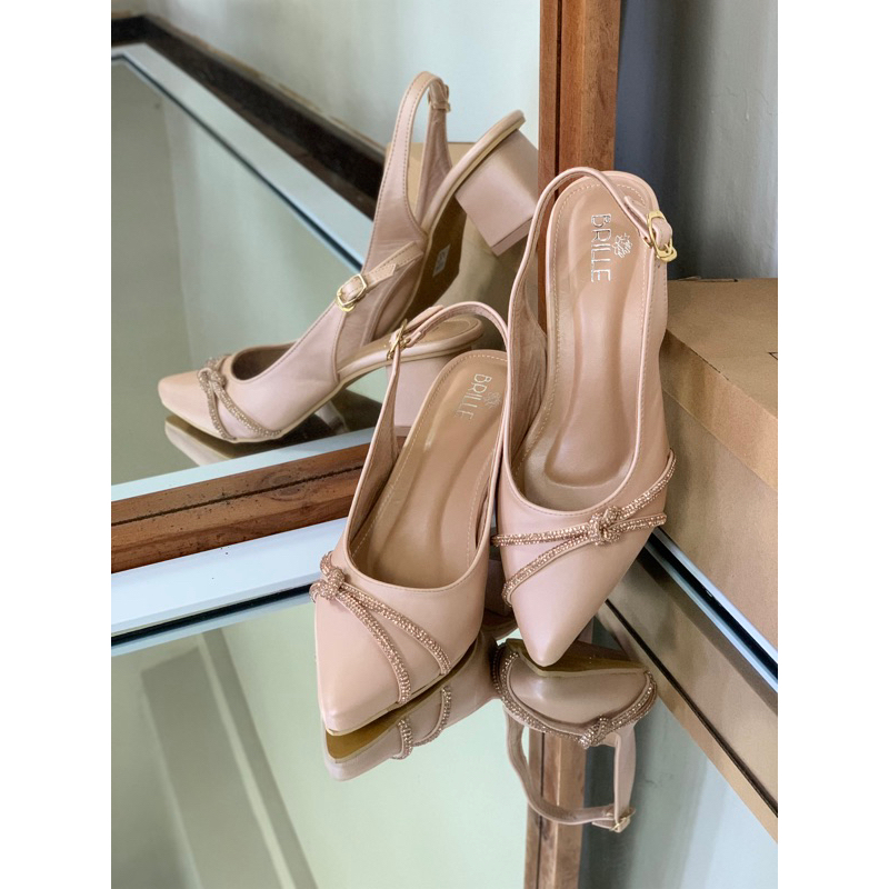 Jual FAIRY Heels tinggi hak 5cm | sandal heels wanita | Shopee Indonesia