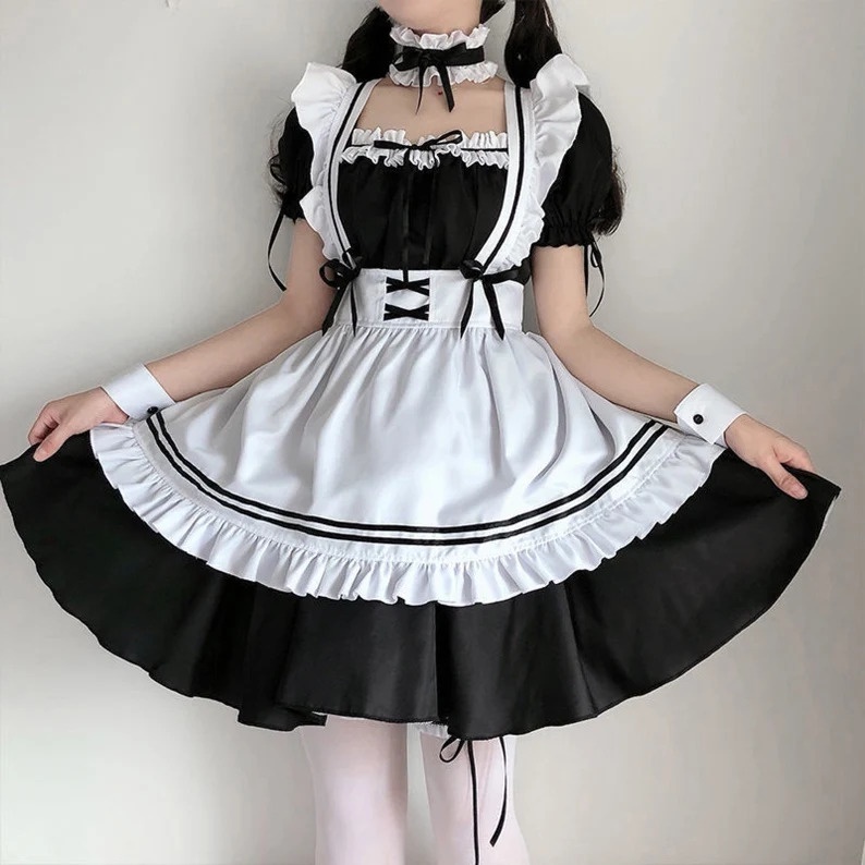 Jual COSTUME COSTUM BAJU MAID DRESS / CAFE MAID JAPAN COSPLAY OUFIT 18 ...