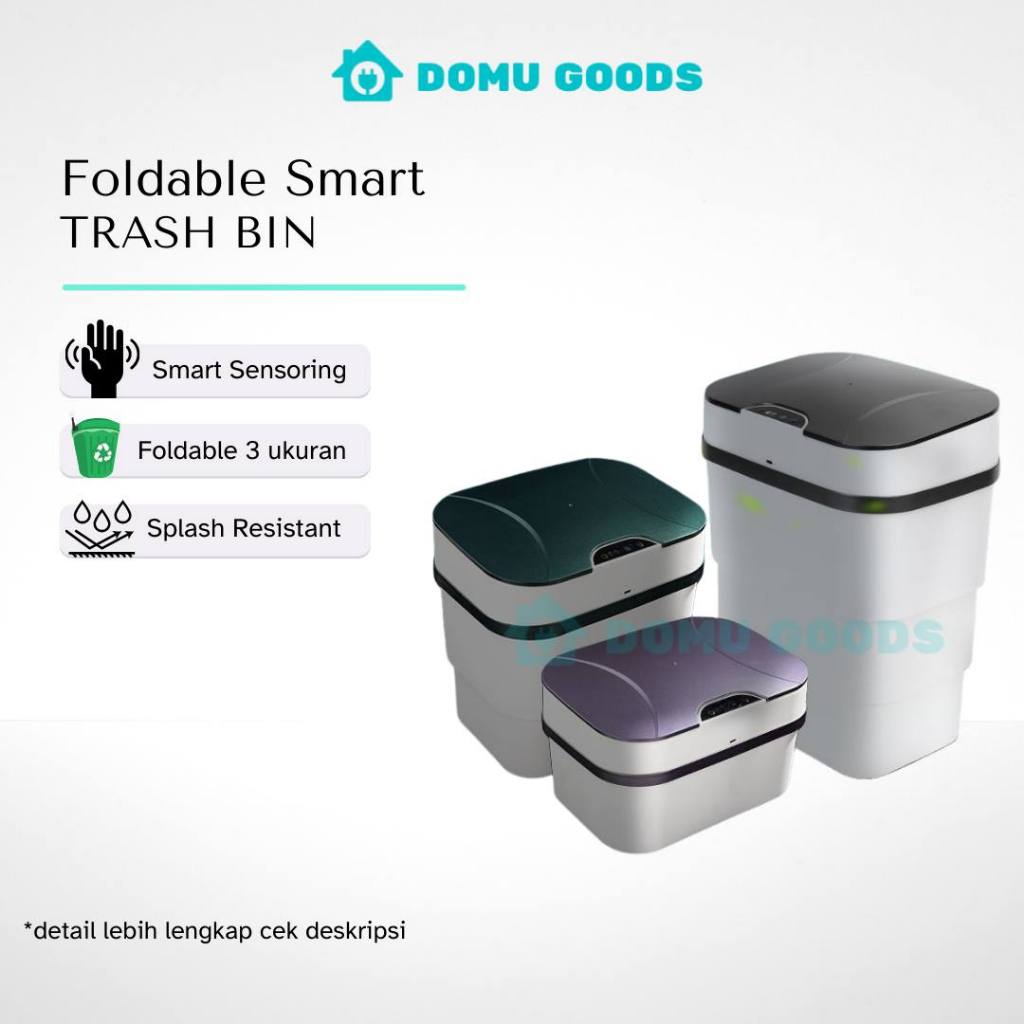 Jual DOMU Foldable Smart Trash Bin / / Tempat Sampah Sensor Otomatis ... Jual DOMU Foldable Smart Trash Bin / / Tempat Sampah Sensor Otomatis ...