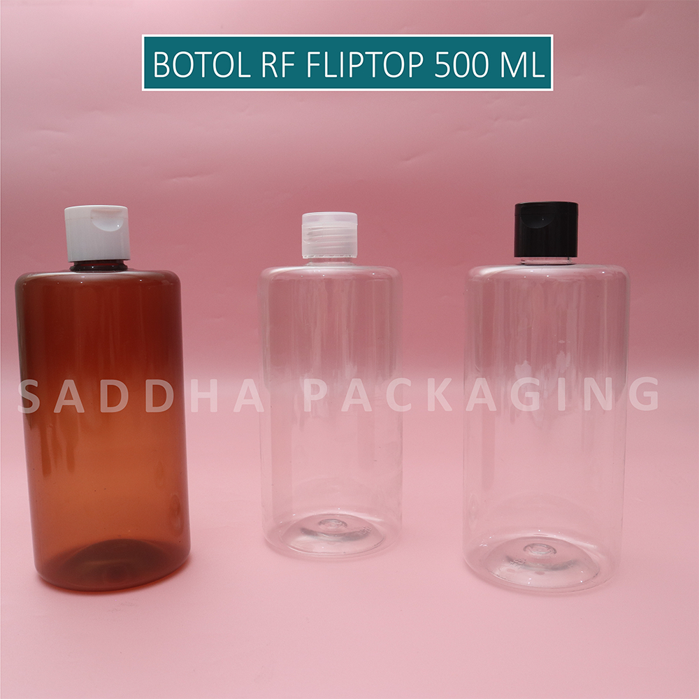 Jual Botol RF 500ml Fliptop / Botol Shampoo 500 ml / Botol Minyak ...