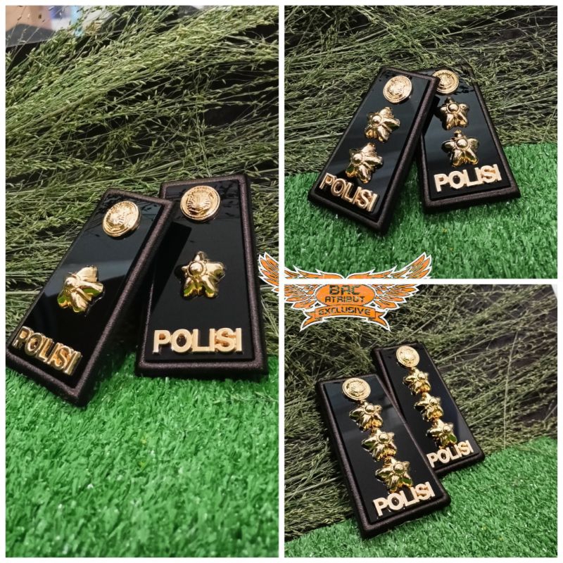 Jual pangkat pdh polisi Kompol/AKBP/Kombes Exclusive mewah | Shopee ...