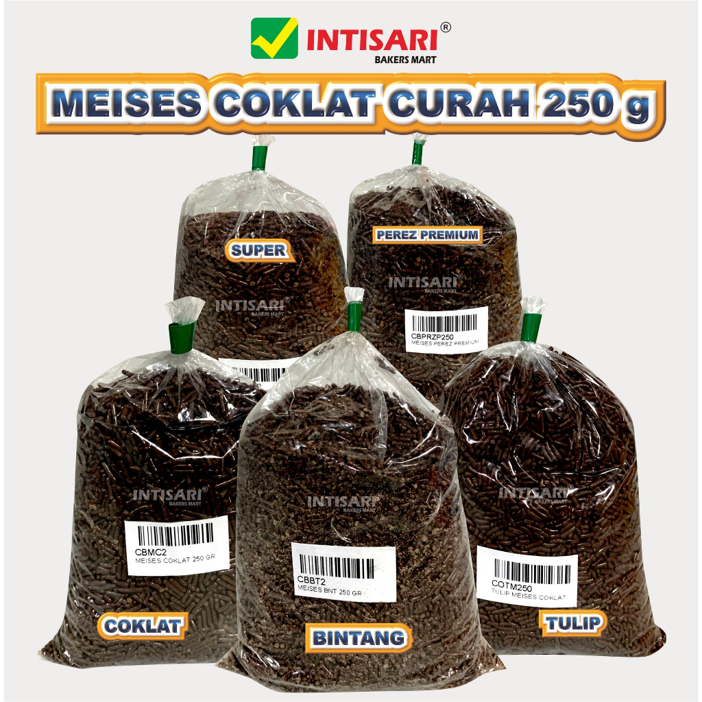 Jual MEISES COKLAT CURAH 250 G | Shopee Indonesia
