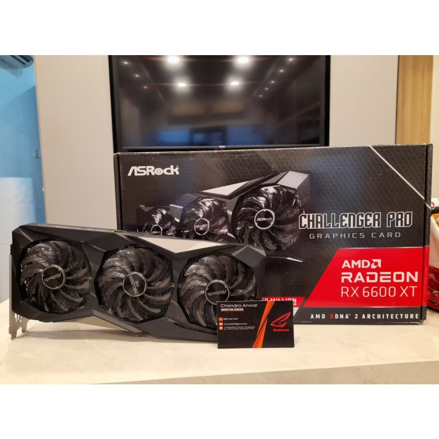 Jual VGA ASROCK RX 6600 XT CHALLENGER PRO OC 8GB GDDR6 2ND | Shopee ...