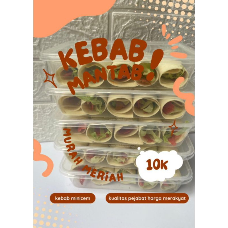 Jual Kebab Mini Frozen Daging dan Sayur Per Box isi 5 Murah dan Enak ...