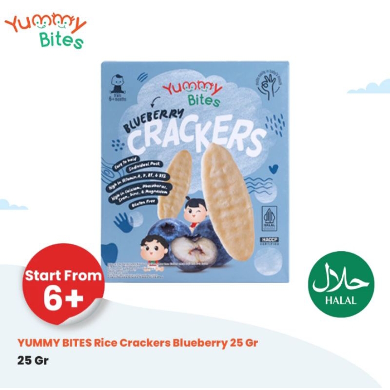 Jual Yummy Bites Crackers Blueberry | Shopee Indonesia