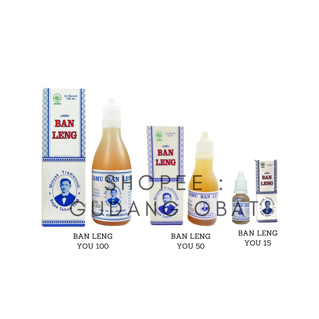 Jual Ban Leng You, 15 Ml, 50 Ml, 100 Ml - Obat Gosok, Memar | Shopee ...