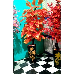 Jual bunga hiasan sinfu plastik pojok ruangan dekorasi rumah/daun sinfu ...