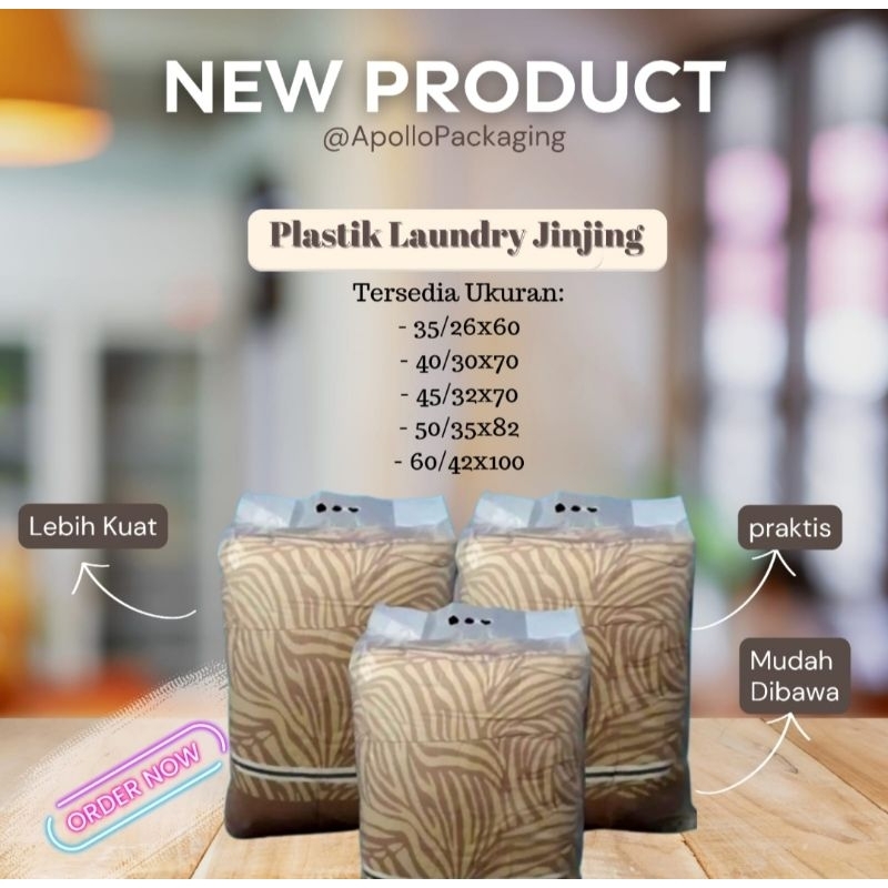 Jual BIMA - Plastik Laundry Jinjing 40x30x70 cm (10 kg) | Shopee Indonesia