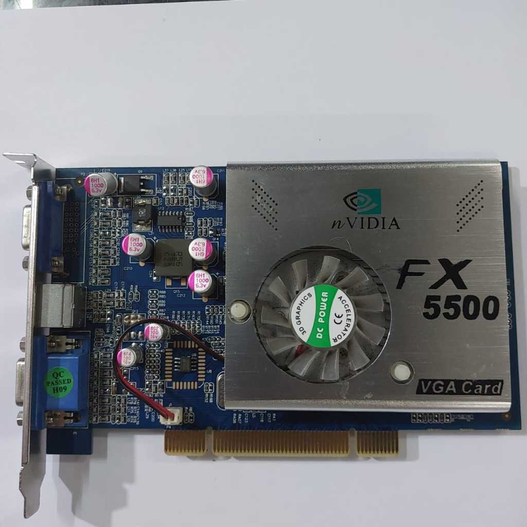 Jual VGA CARD PCI NVIDIA GEFORCE FX 5500 256MB DUAL PORT VGA MURAH ...