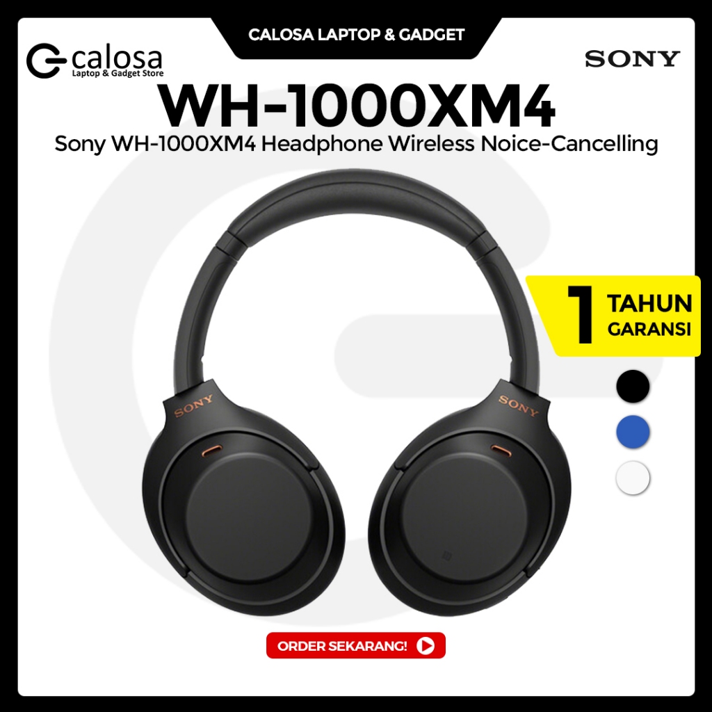 Jual HEADPHONE WIRELESS BLUETOOTH SONY WH 1000XM4 ANC WH1000XM4 WH1000 XM4 ORIGINAL GARANSI ...