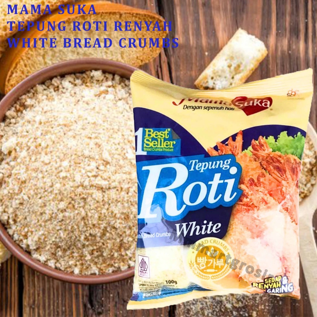 Jual Mama Suka / Tepung Roti Renyah / White Bread Crumbs / 100gr ...