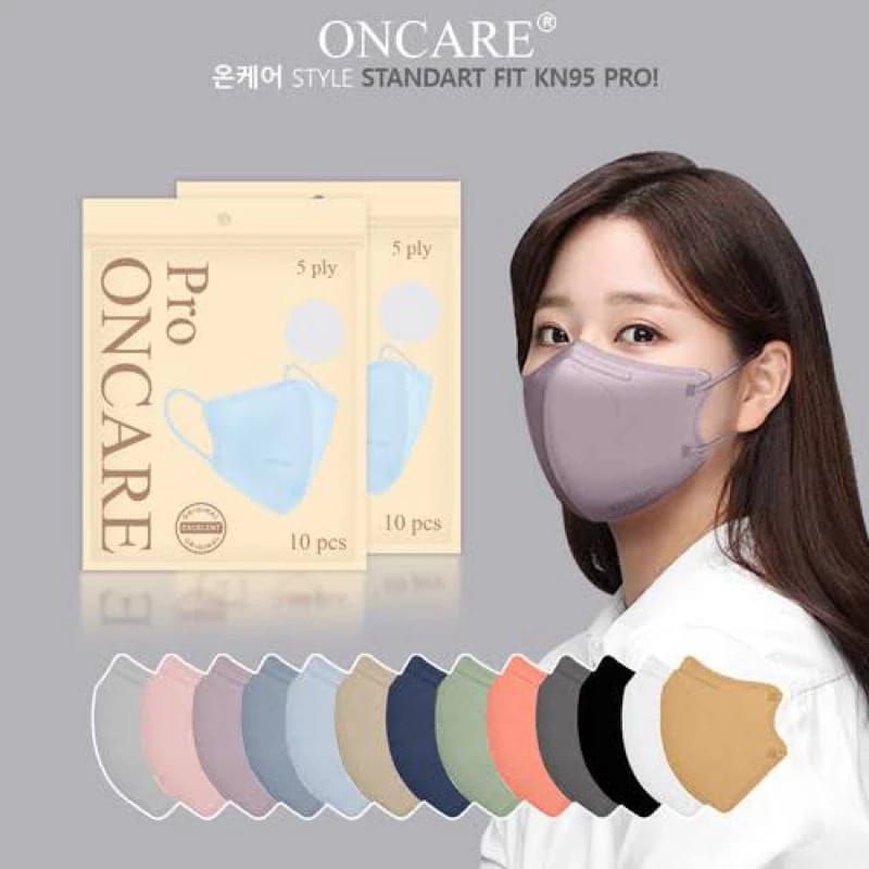 Jual ONCARE KN95 PRO Masker Korea Masker 5 PLY Earloop Mirip Pokana ...