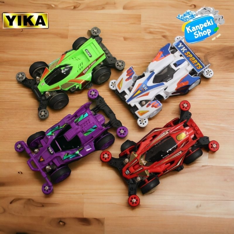 Jual rep tamiya mini 4wd merek yika suspension chassis proto emperor dcr | Shopee Indonesia