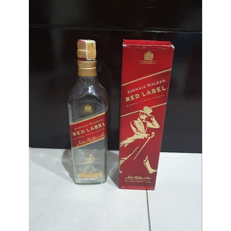 Jual Botol Bekas Red Label Pajangan | Shopee Indonesia