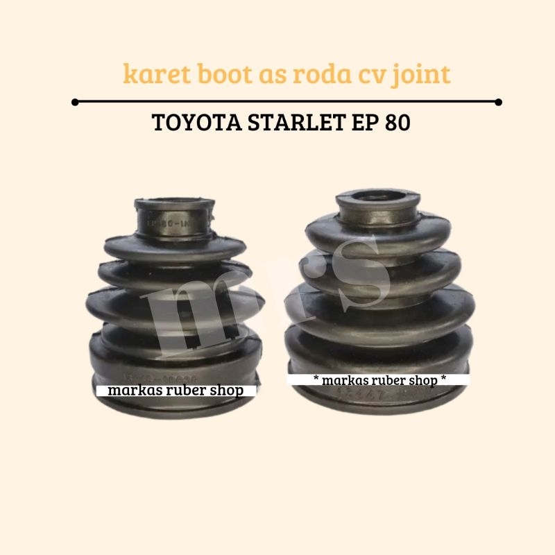 Jual karet boot as roda cv joint toyota starlet EP 80 | Shopee Indonesia