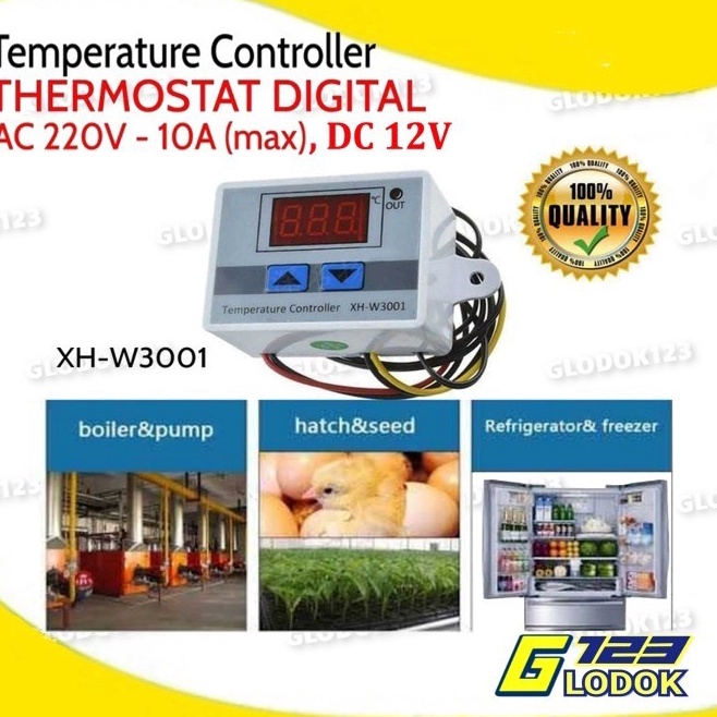 Jual cw Thermostat Digital AC 22V Termostat Alat Pengatur Suhu W31 | Shopee Indonesia